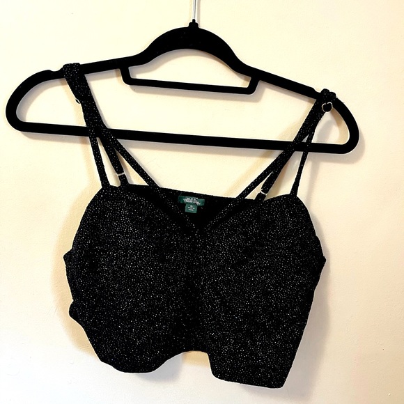 Tops | Sparkly Black Top | Poshmark